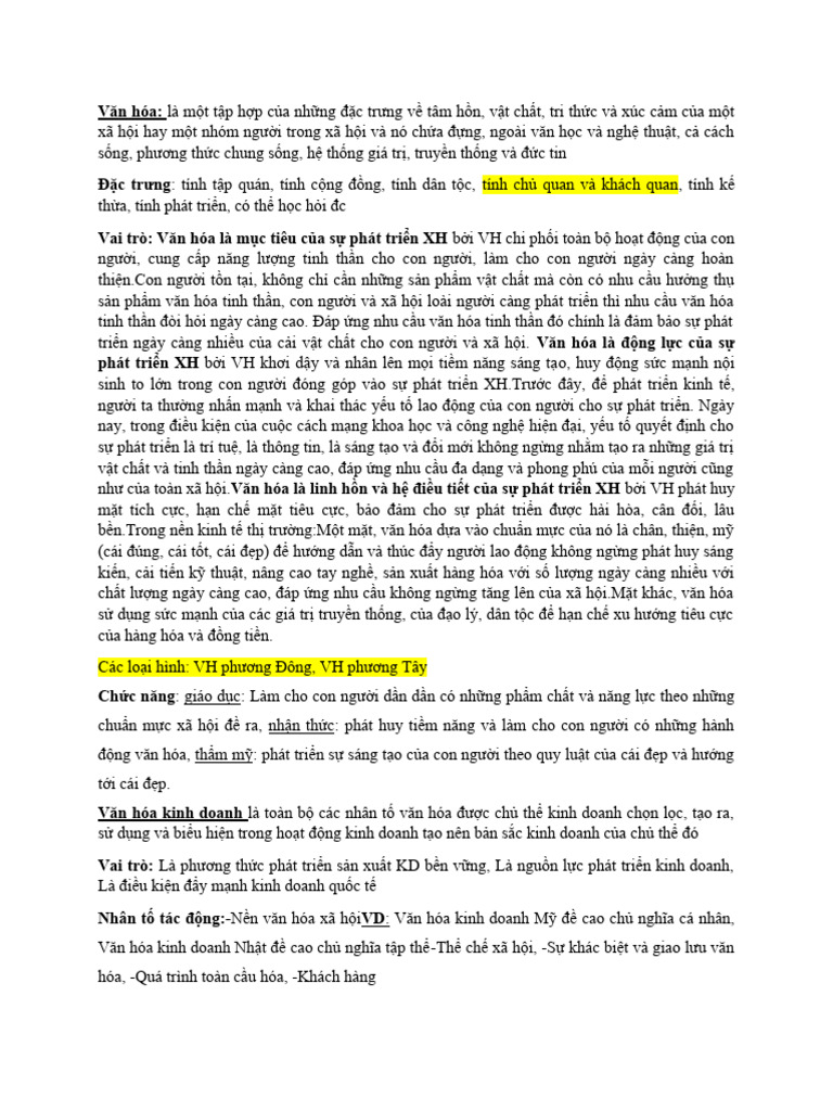 Đề cương VHDN | PDF