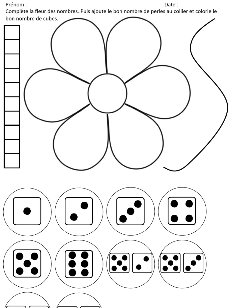 Fleur des Nombres à Imprimer | PDF | Méthodes et références pédagogiques