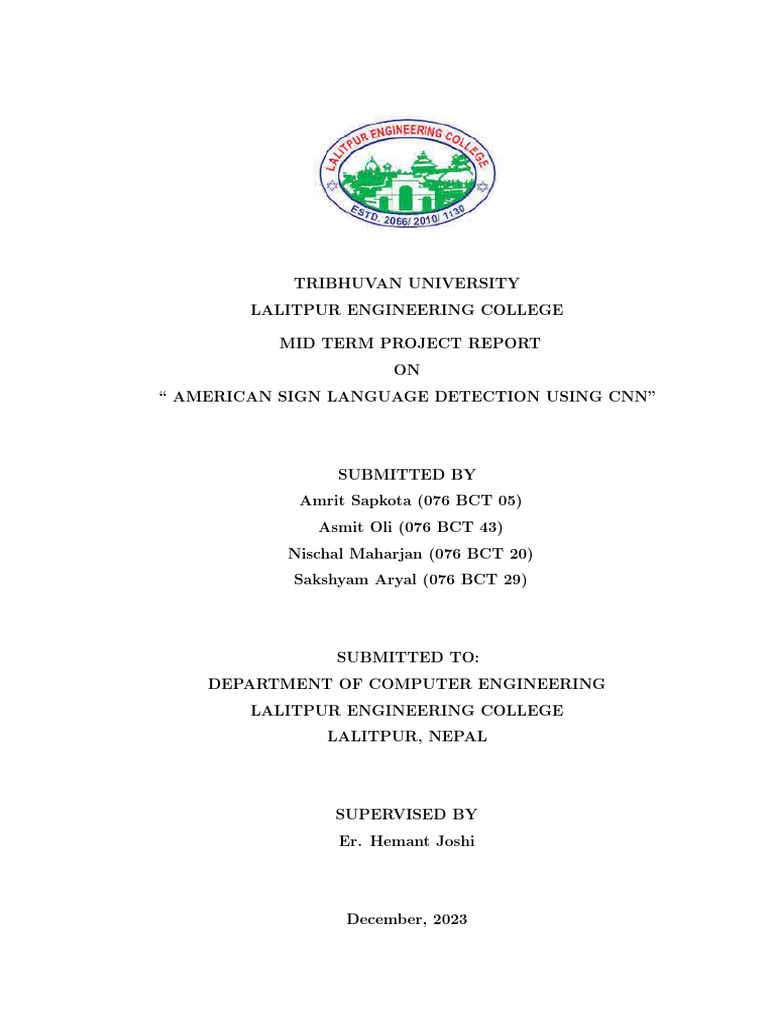 American SIGN_LANGUAGE_DETECTION | PDF | Cybernetics | Cognitive Science