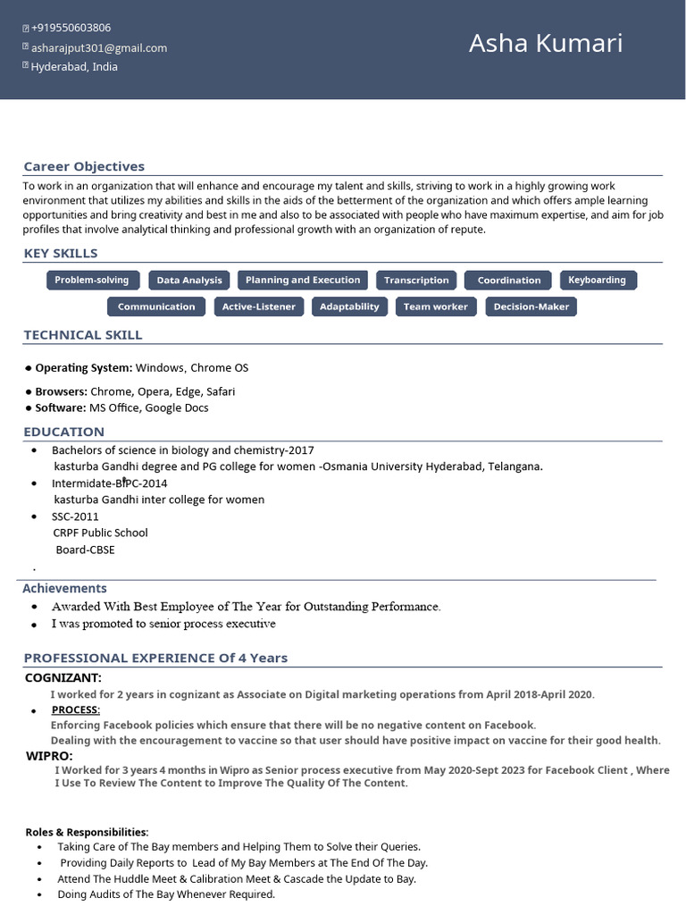 Rahul Resume WSNE | PDF | Facebook | Computing