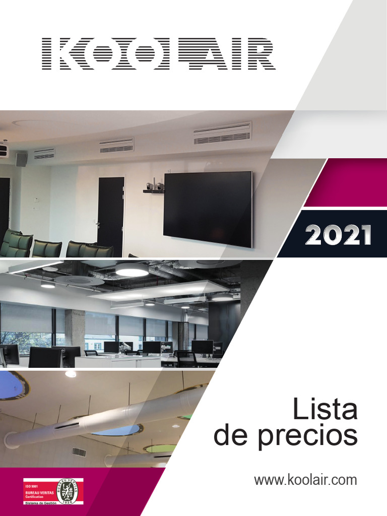 Tarifas de Productos Koolair | PDF