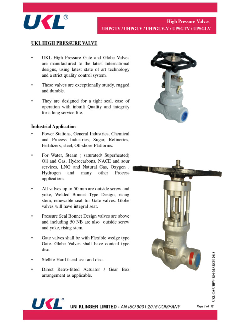 Data Sheet - UHPV-FINAL-08042018 | PDF