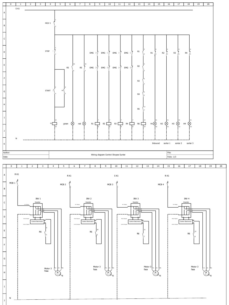 Wiring Diagram BVC | PDF | Switch | Power Inverter