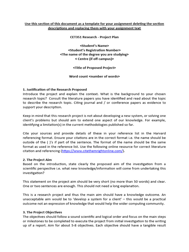 CET351 Assignment 1 Template | PDF | Citation | Science