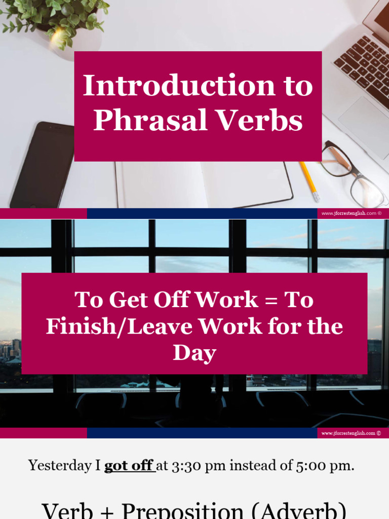Phrasal Verbs & Idioms 1 Lesson Notes | PDF