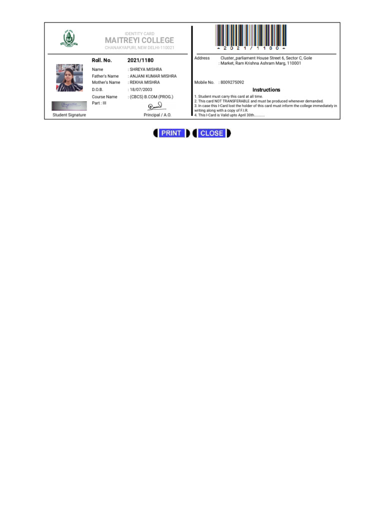 Id Card | PDF