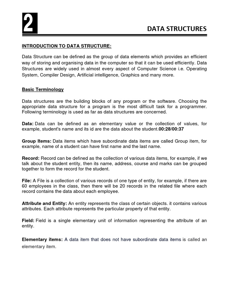 Data Structures | PDF