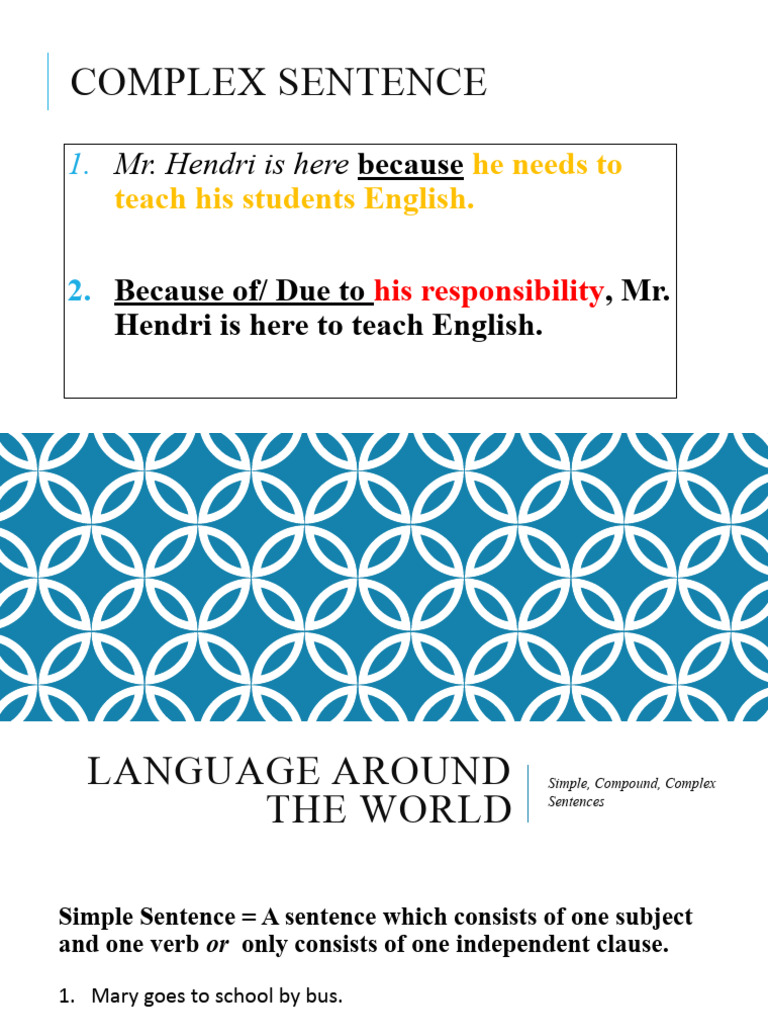 Simple, Compound, Complex | PDF