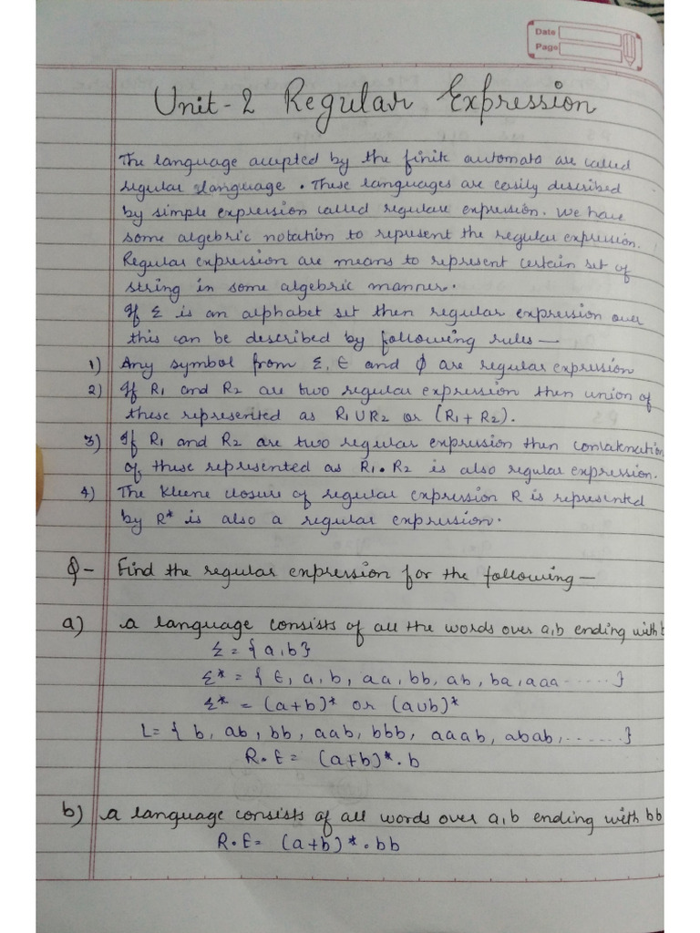 TAFL Unit 2 & 3 | PDF