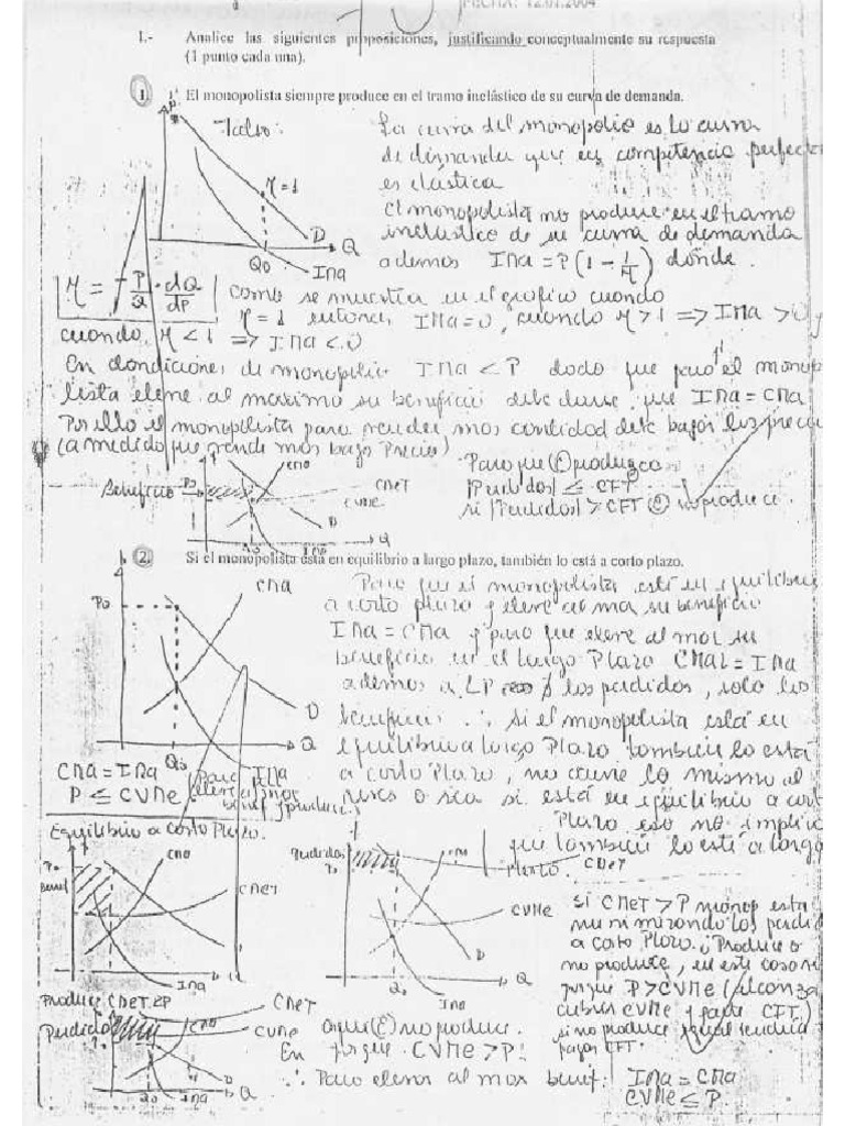 PEP 3 - Microeconomía (2003-2) | PDF
