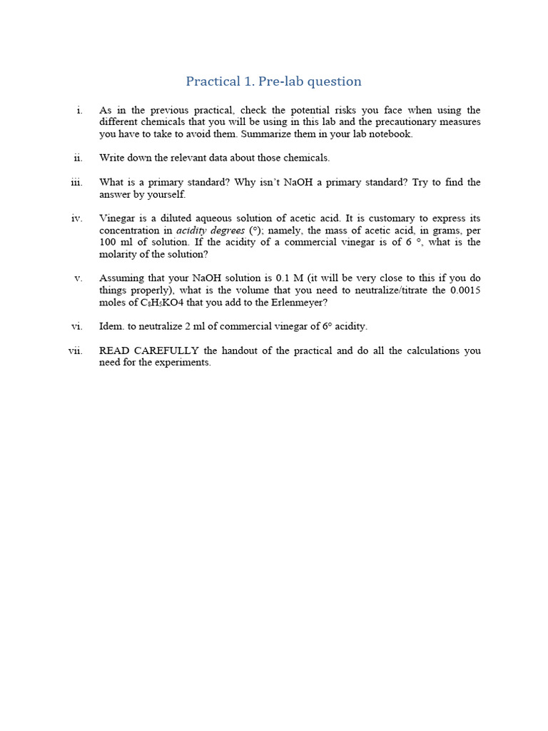 Pre-Lab Question - LAB2 | PDF