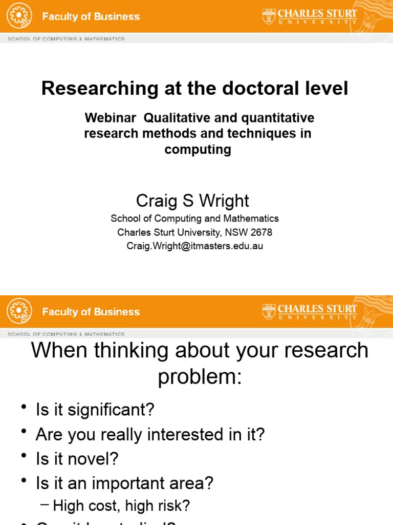 DIT Short Course - Week 1 Webinar Slides | PDF