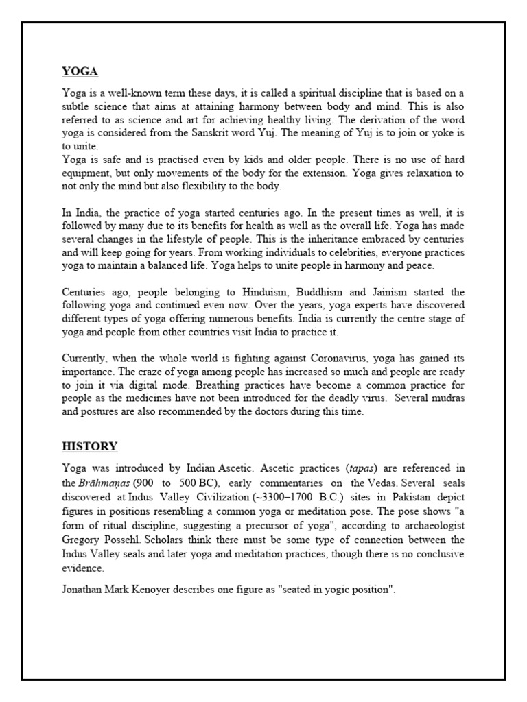 Yoga Project | PDF | Asana | Hatha Yoga