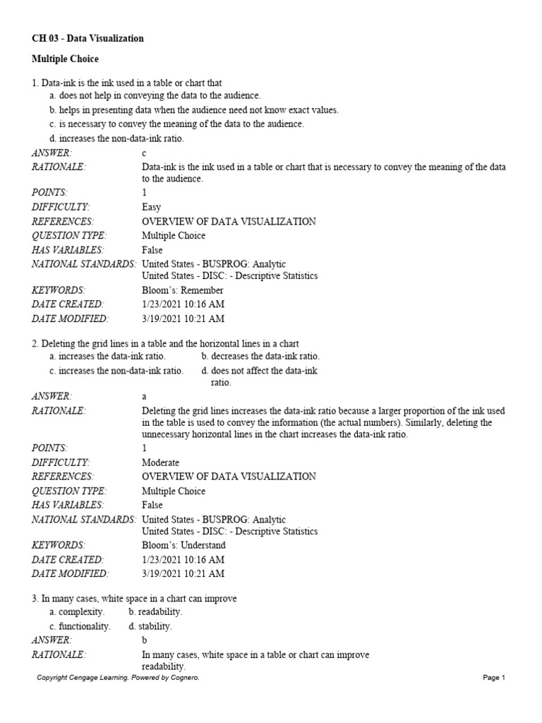 CH 03 Data Visualization | PDF | Chart | Statistics