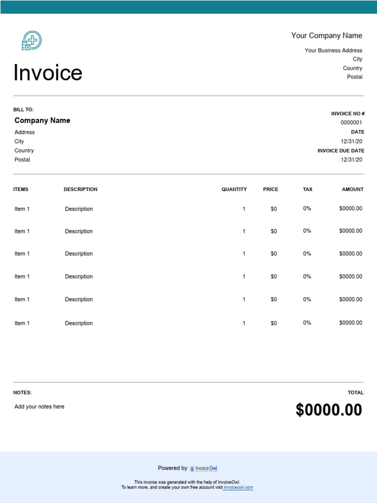 hospital-bill-invoice | PDF | Invoice | Economies