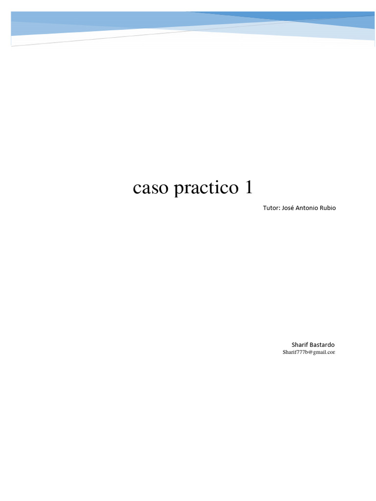 Caso Practico Modulo - ISO IEC 27001 Sharif Bastardo | PDF | Seguridad de información | Riesgo