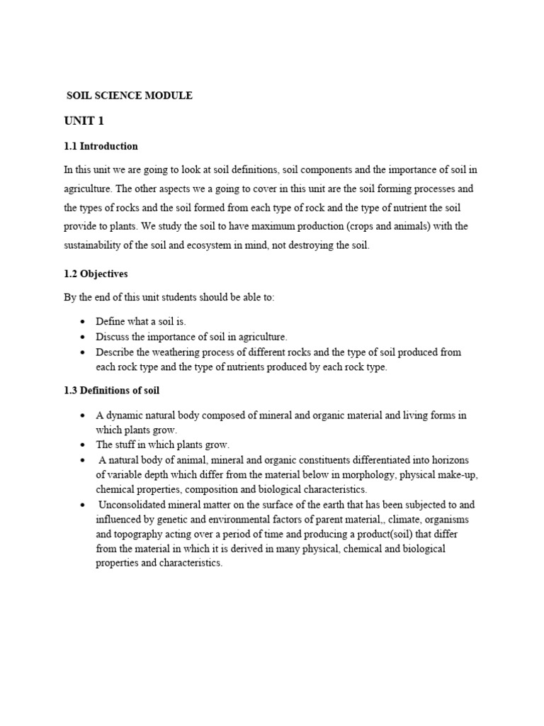 Soil Science | PDF