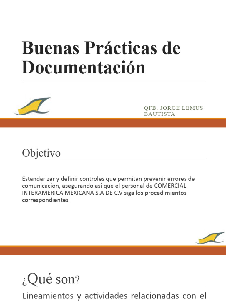 02 - Buenas Prácticas de Documentación | PDF