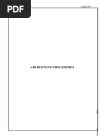 Air Blowing Precommissioning Procedure | PDF | Valve | Pipe (Fluid ...