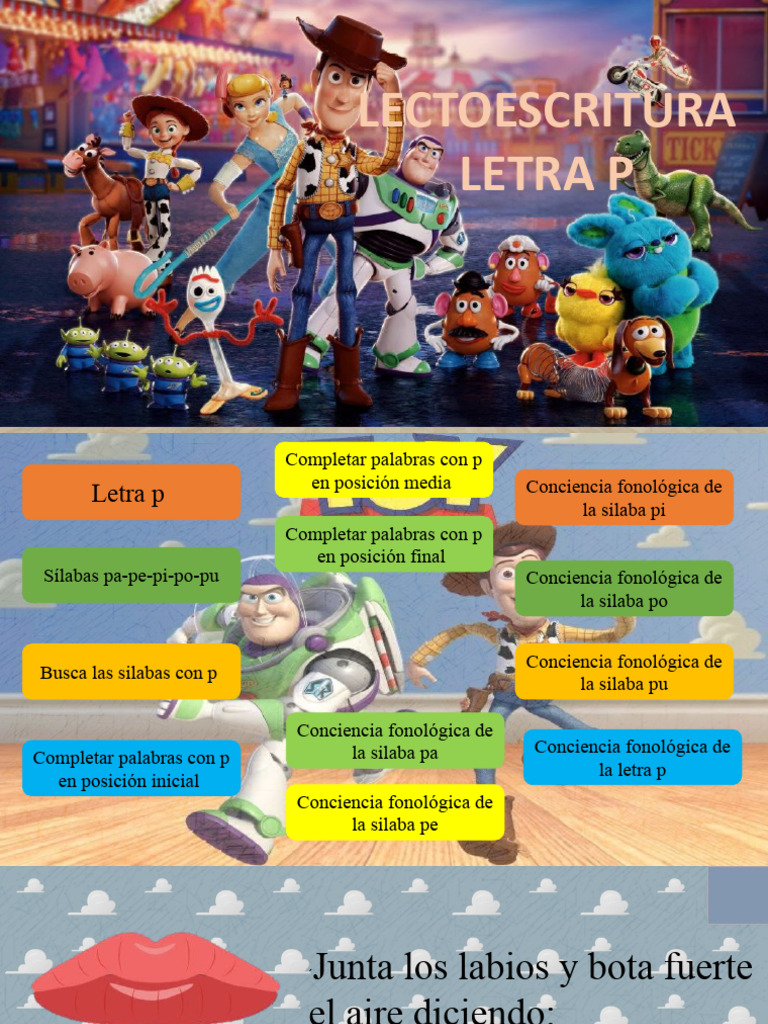 Actividades de lectoescritura con P | PDF