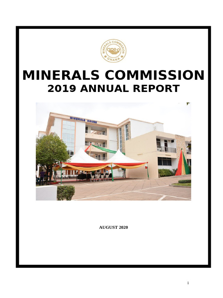 2019 Mincom Annual Report | PDF | Mining | Prospecting