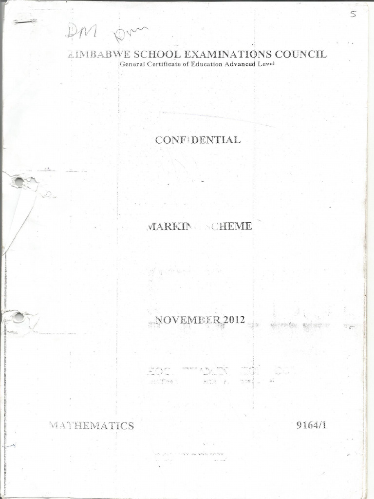 2012 Nov p1 Ms | PDF