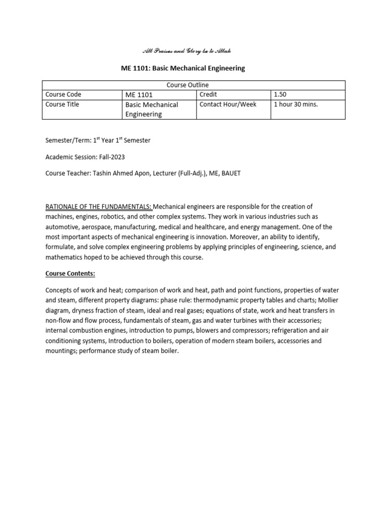 Basic ME | PDF | Steam | Heat