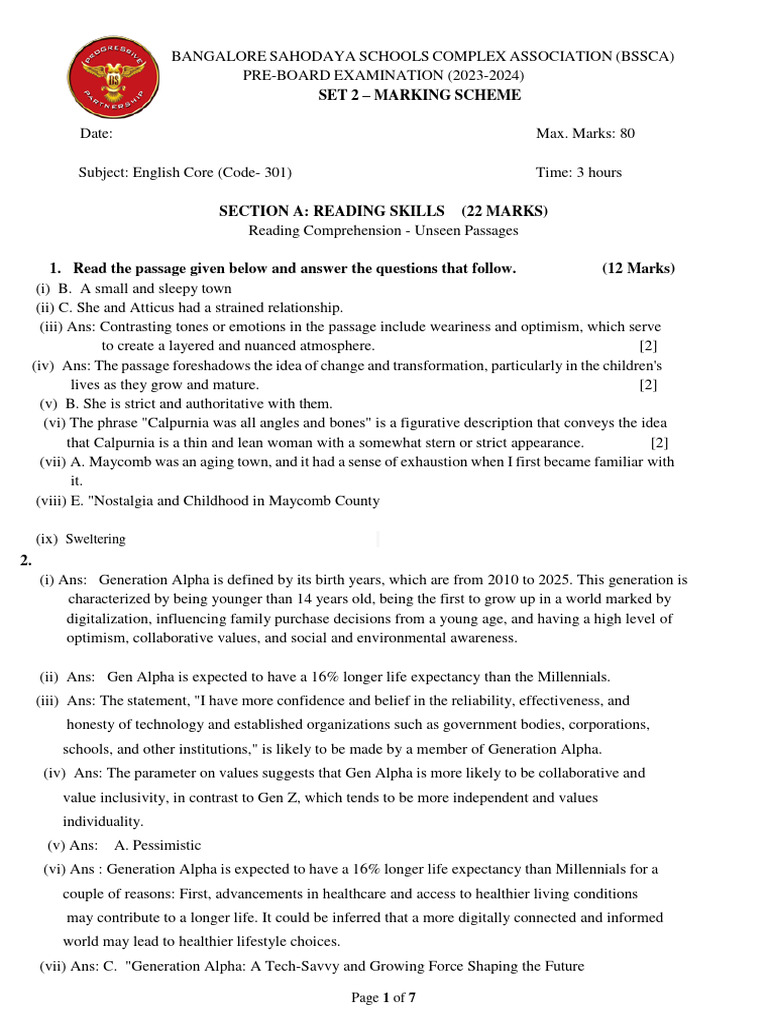 English Set 2 Answer Key Pdf Mass Media Multimedia