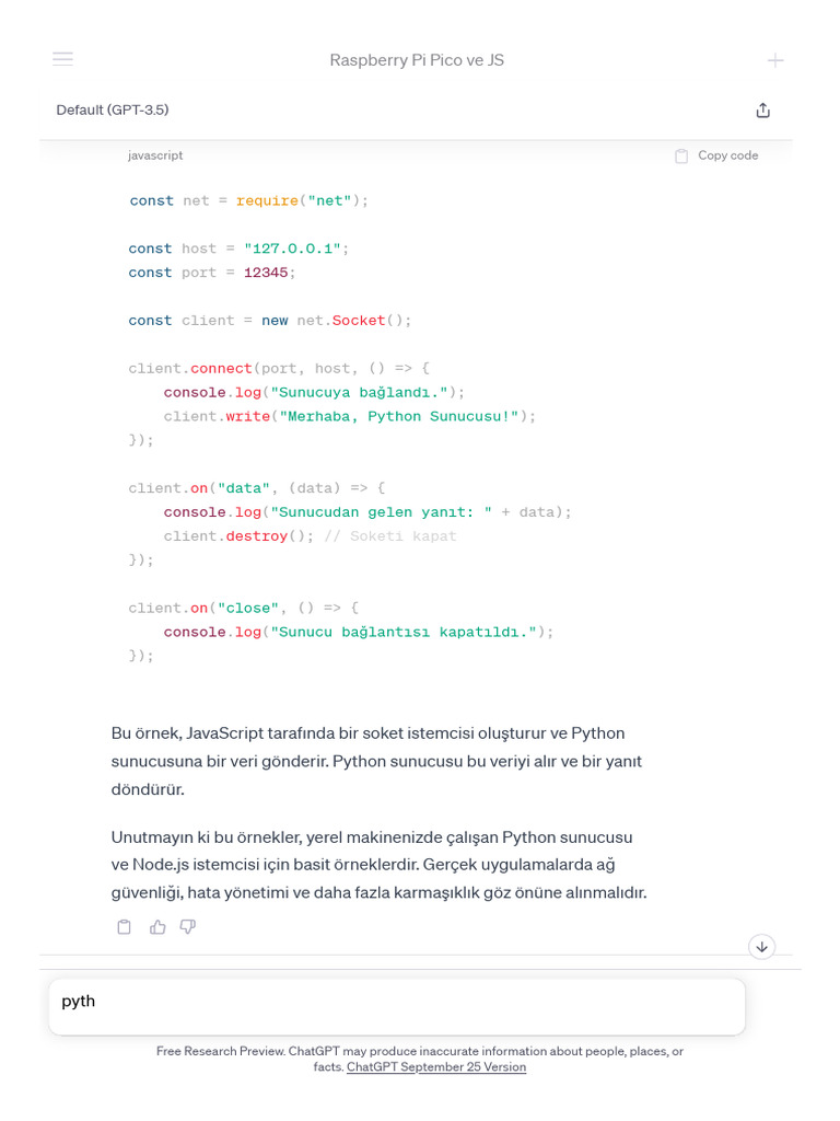 Raspberry Pi Pico Ve JS | PDF