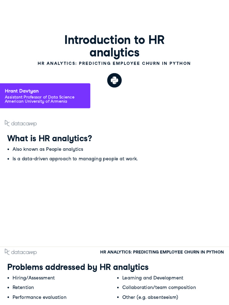 HR Analytics: Predicting Employee Churn | PDF