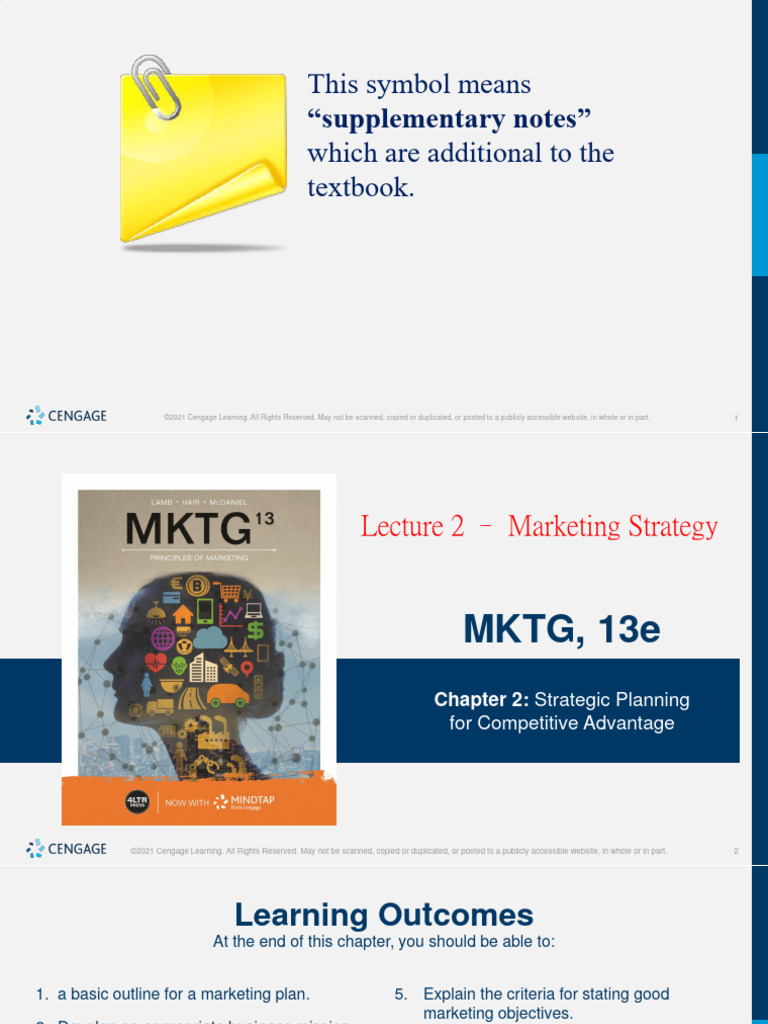 L02 Lamb13e Ch02 Strategy | PDF