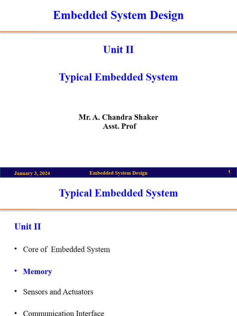 Esd Unit II Part3 | PDF | Random Access Memory | Read Only Memory