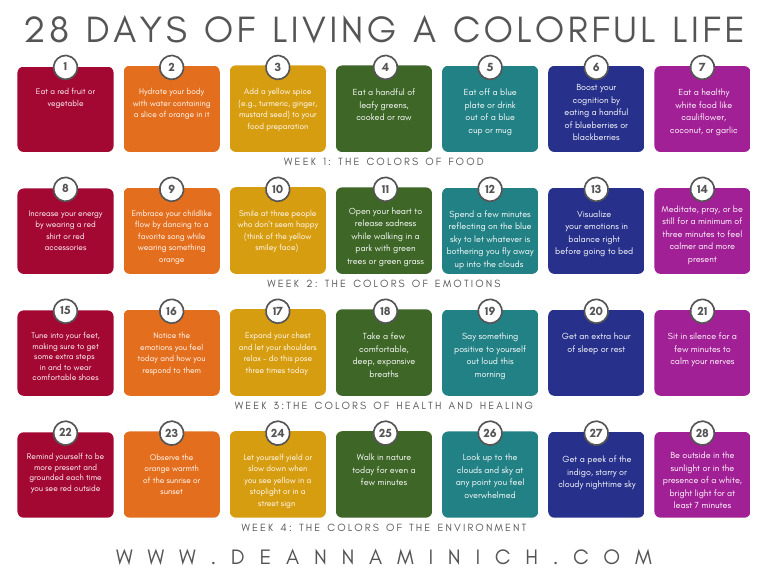 28 Days of Color | PDF | Sky | Fruit
