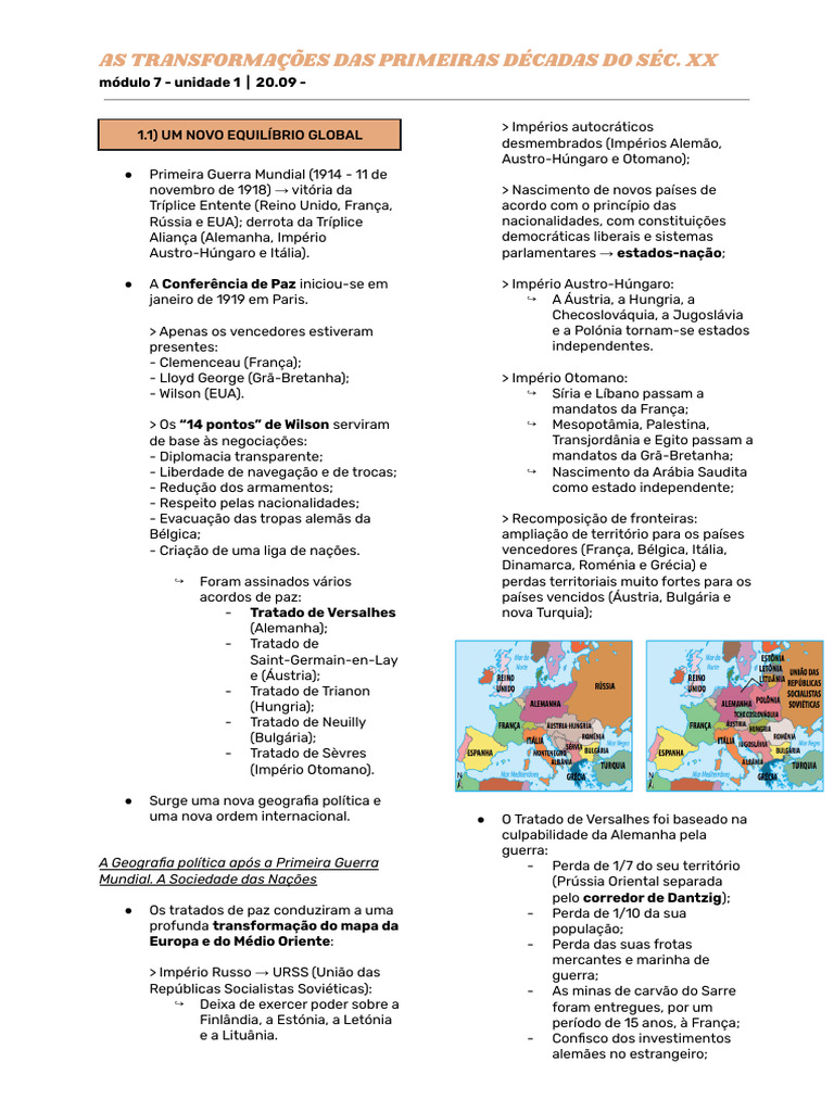 Módulo 7 - Unidade 1 | PDF