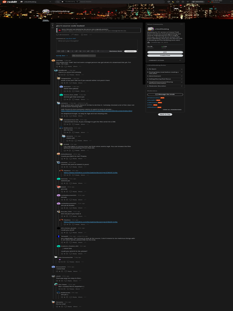 Gta 5 Source Code Leaked - Gta5Modding | PDF
