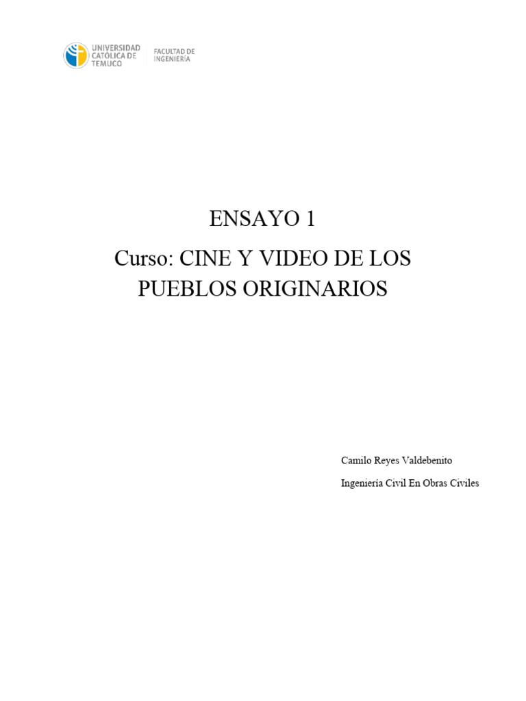 Ensayo 1 | PDF