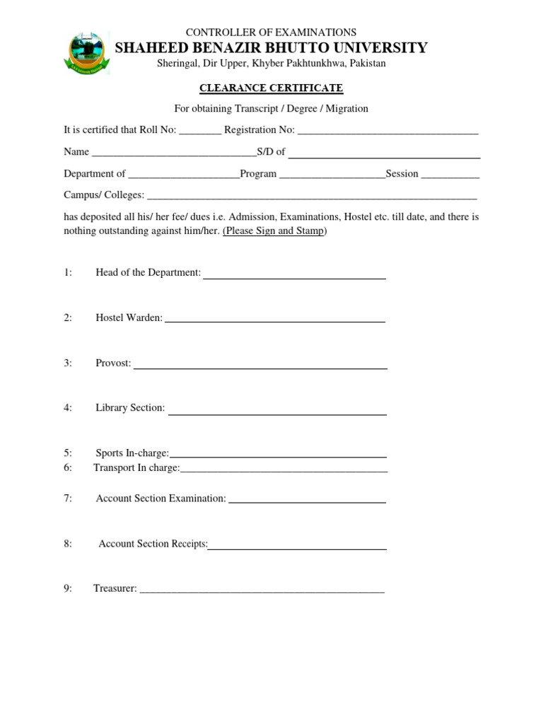 Transcript - Form Sbbu | PDF