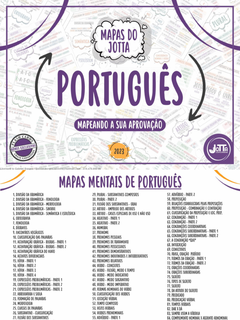 1.mapas Português 2023 | PDF