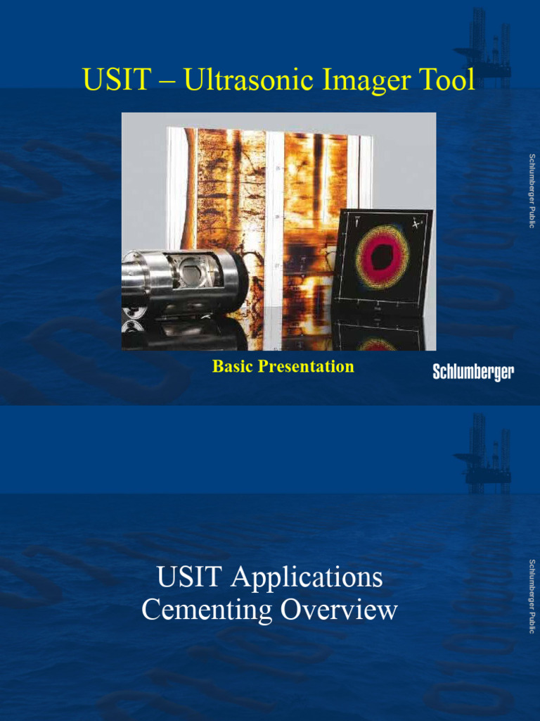 USIT - Ultrasonic Imager Tool Presentation FE | PDF | Casing (Borehole ...