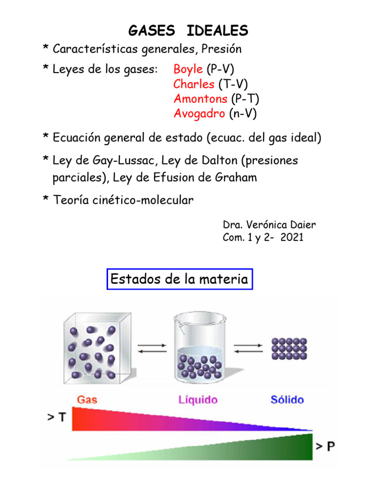 03 Gases DAIER | PDF | Gases | Mole (Unidad)