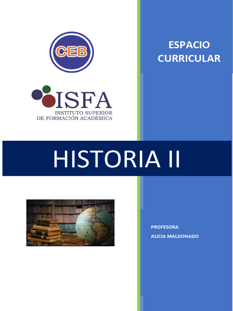 Historia II CI ISFA CEB | PDF