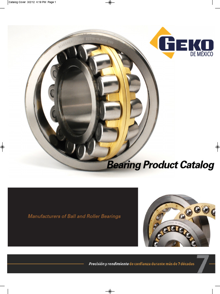 Geko de Mexico - Spot | PDF | Bearing (Mechanical) | Materials