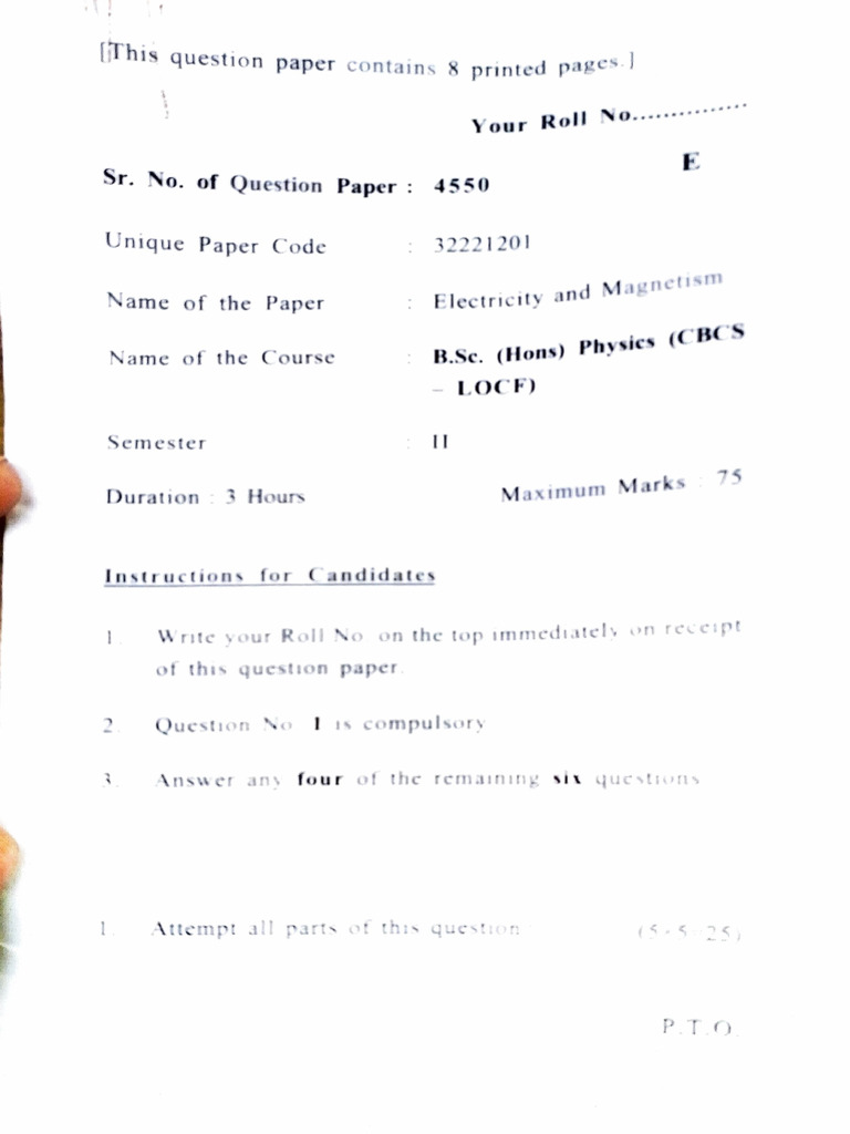Physics July 2023 | PDF