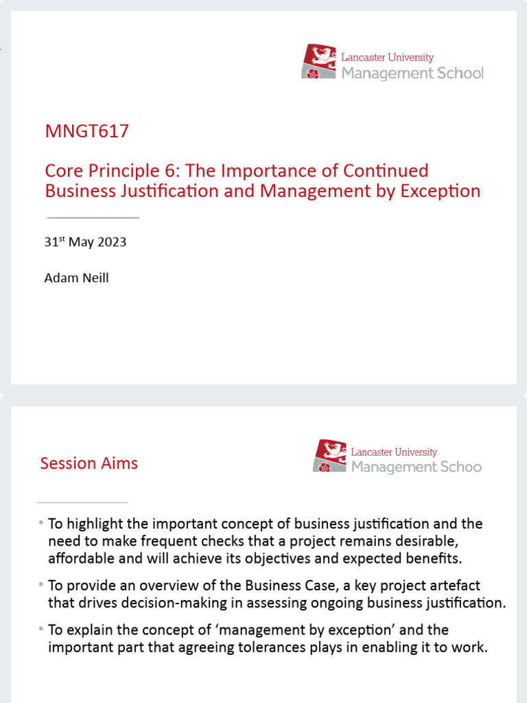 Lecture 8 Core Principle 6 The Importance of Continued Business ...