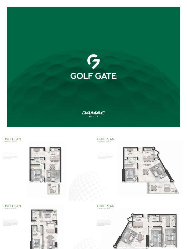 Damac_Golf_Gate_FloorPlan | PDF | Technical Drawing | Drawing