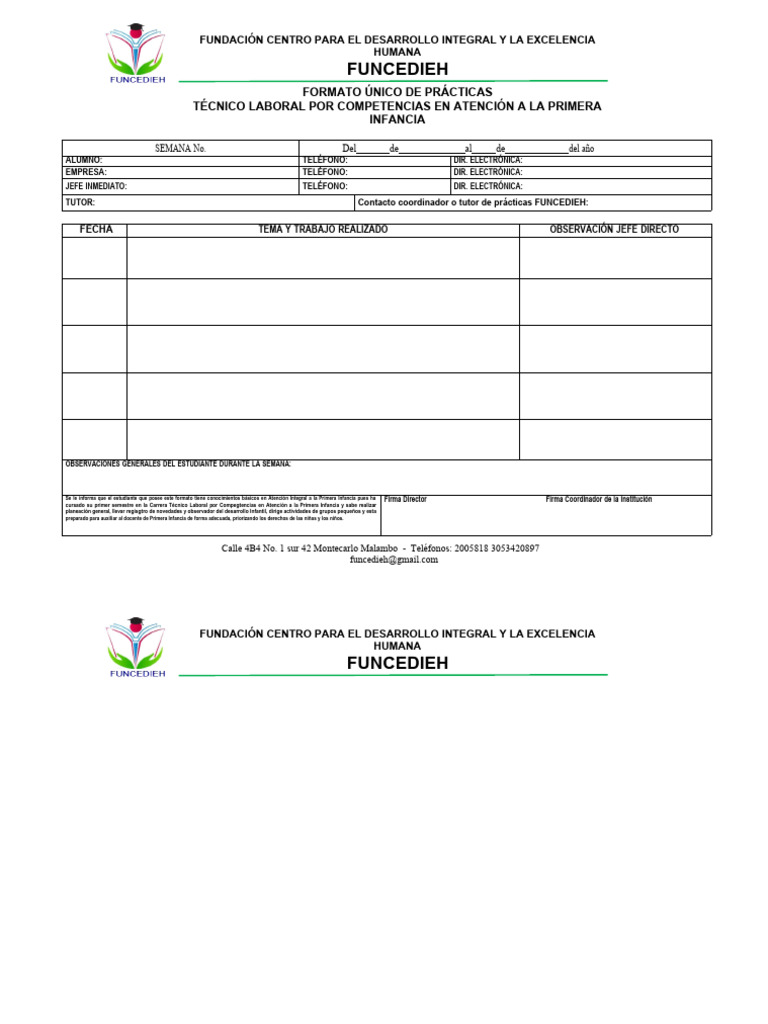 Formato de Prácticas | PDF