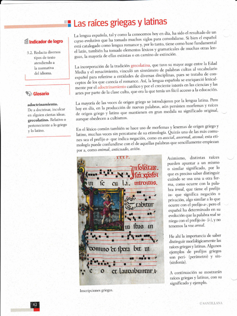 Raíces Griegas y Latinas | PDF | latín | Lengua española