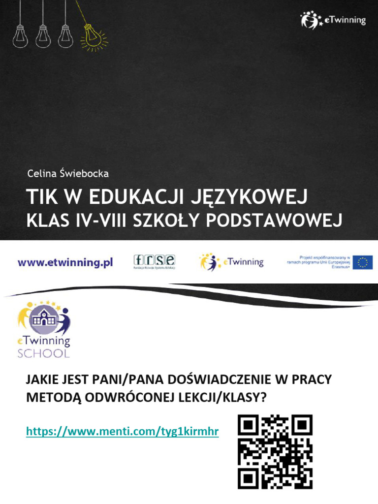 1.2 C.Świebocka - Prezentacja Odwrócona Lekcja | PDF