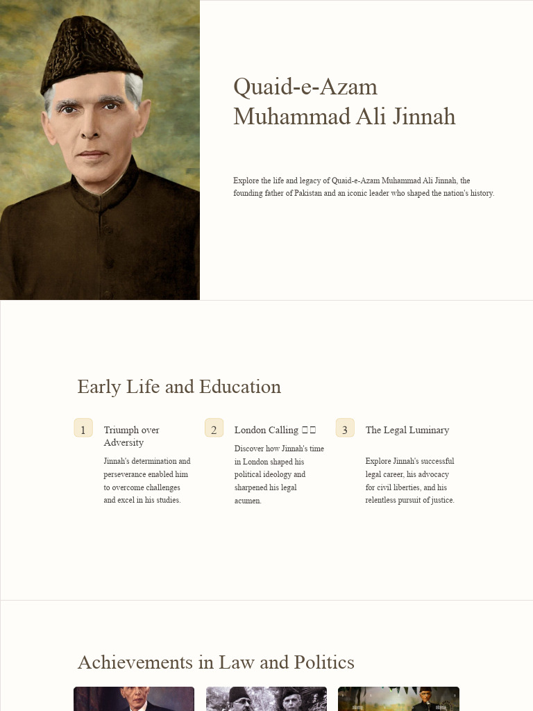 Quaid-e-Azam Muhammad Ali Jinnah by Umer Qureshi | PDF | Politics