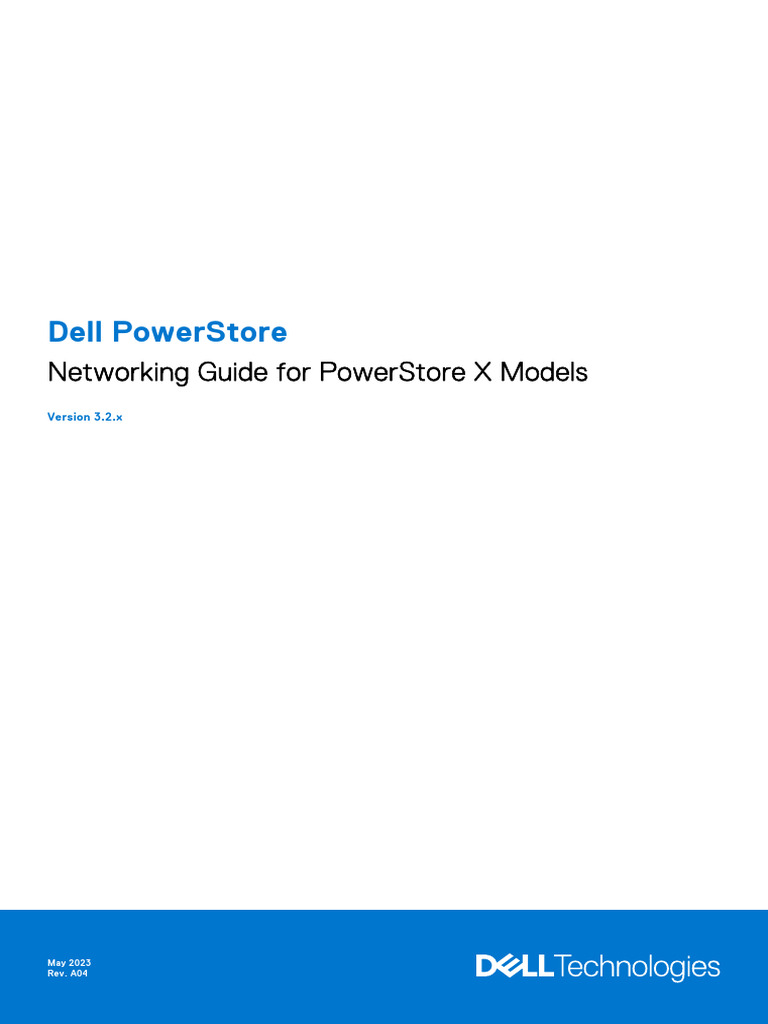 Networking Guide For PowerStore X Models | PDF | Network Switch | Ip ...